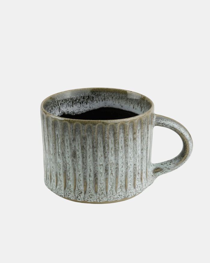 Fluted Mug in Antique Slate